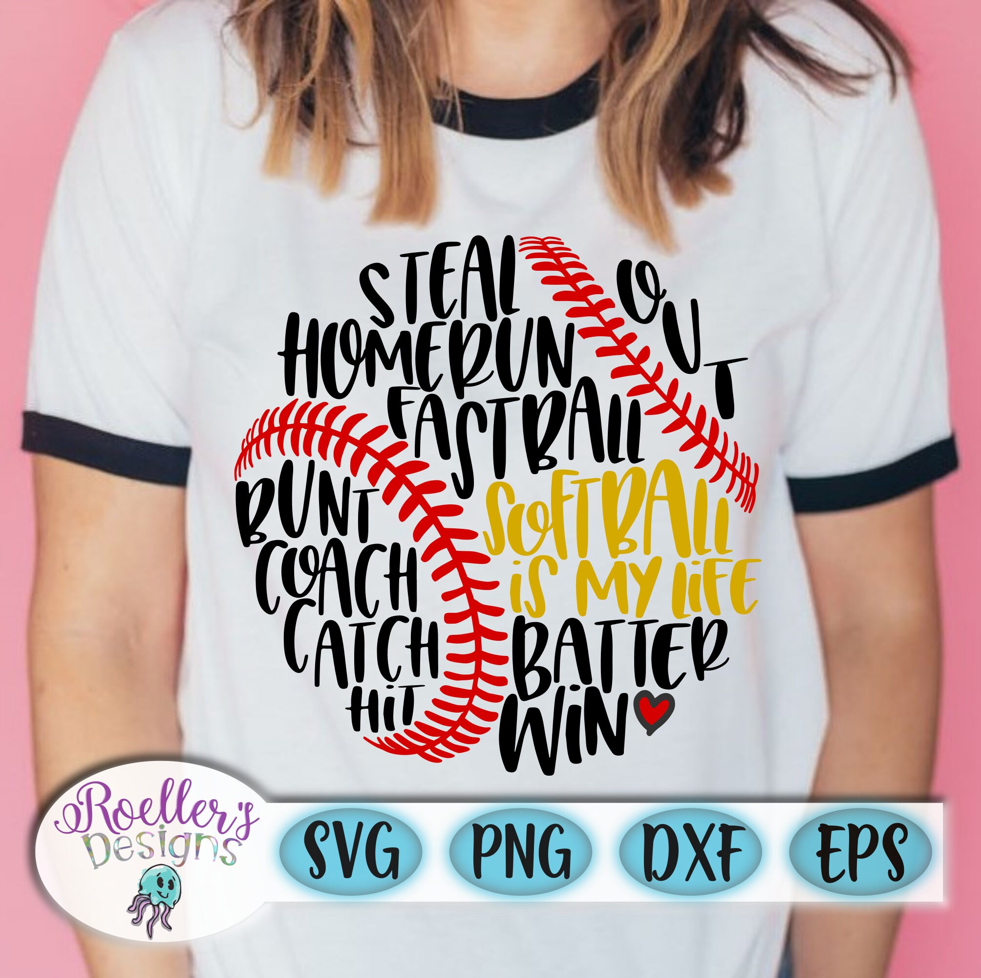 Softball Svg Softball Player Svg Softball Mom Svg Softball - Etsy México