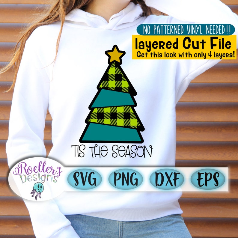 Tis the Season Svg Christmas Svg Cricut Cut File Layered | Etsy
