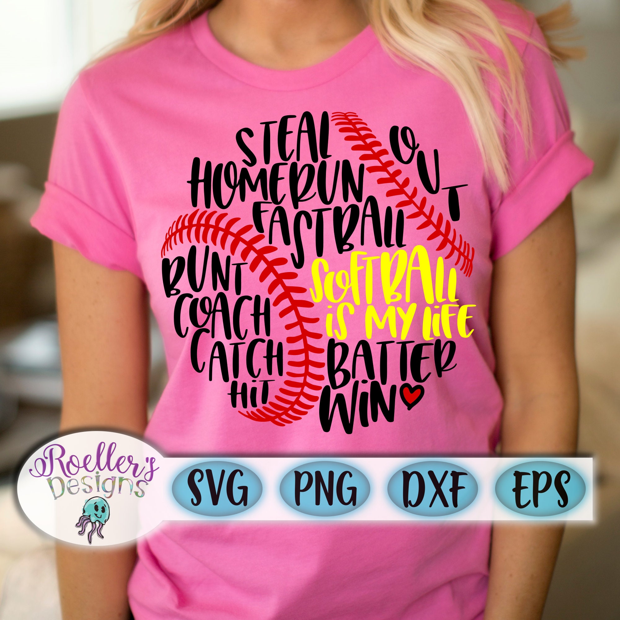 Softball Svg Softball Player Svg Softball Mom Svg Softball - Etsy México