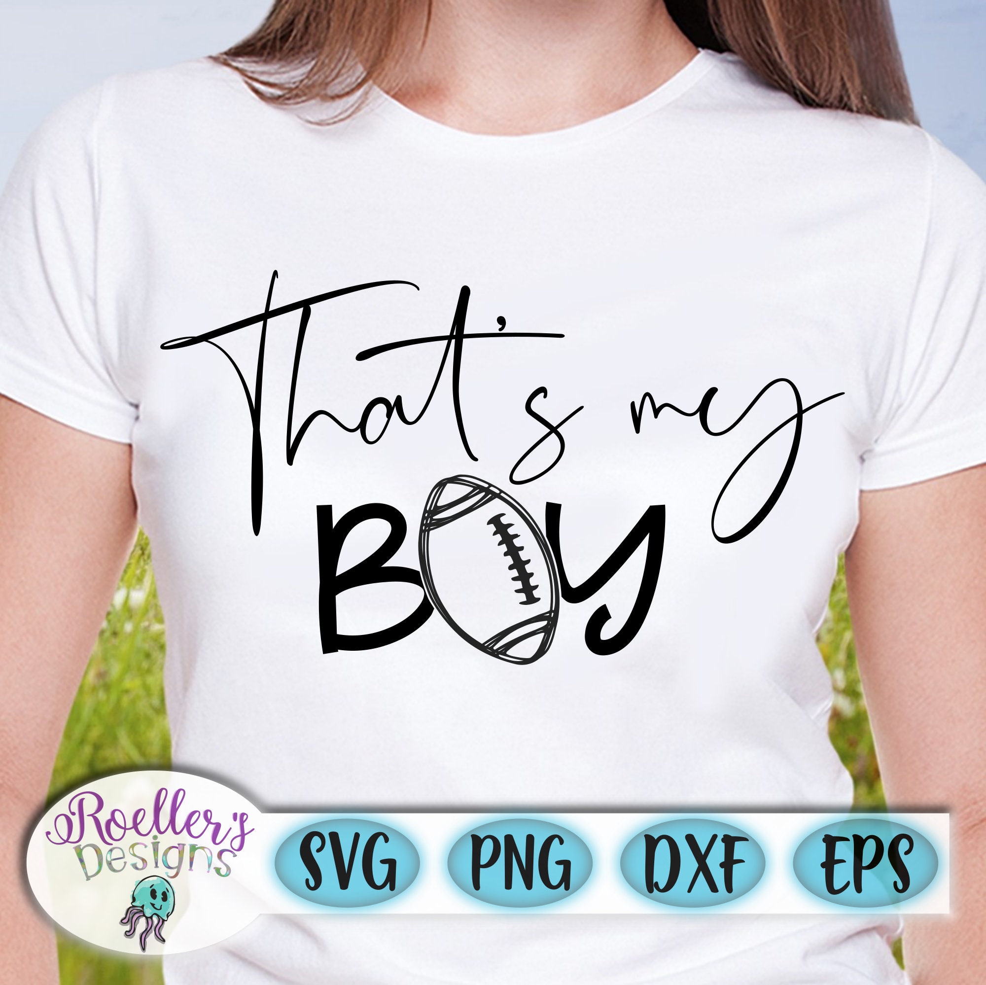 Football Svg That's My Boy Svg Football Mom Svg | Etsy