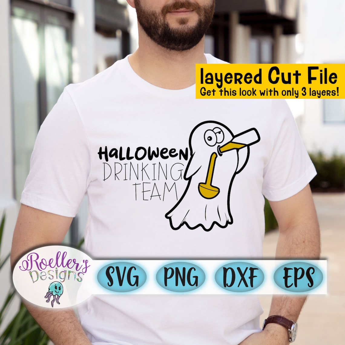 Halloween Svg Drinking Svg Booze Svg Ghost Svg Witch Svg | Etsy