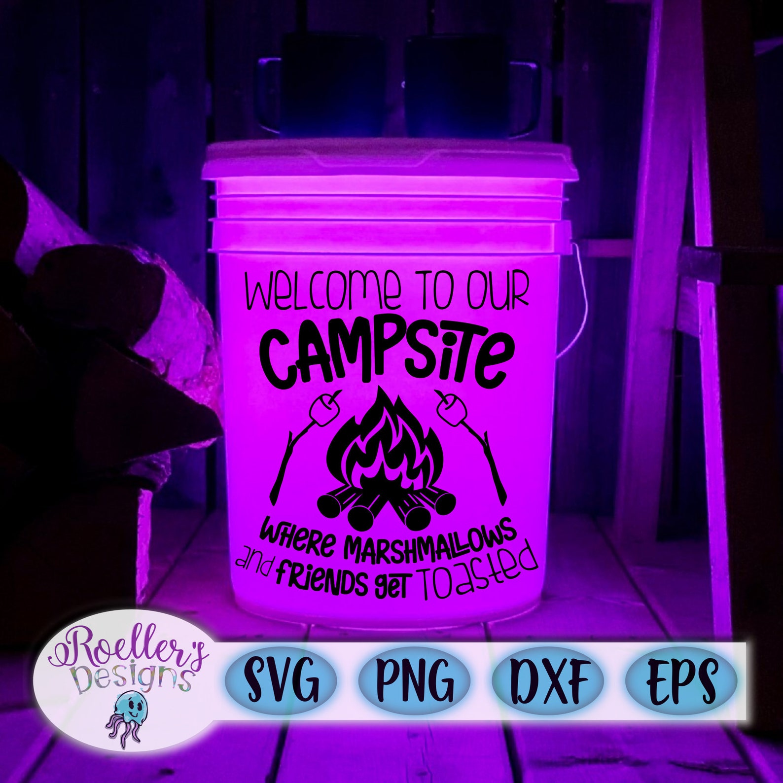 Camping Svg Camping Bucket Svg Get Toasted Svg Campsite - Etsy