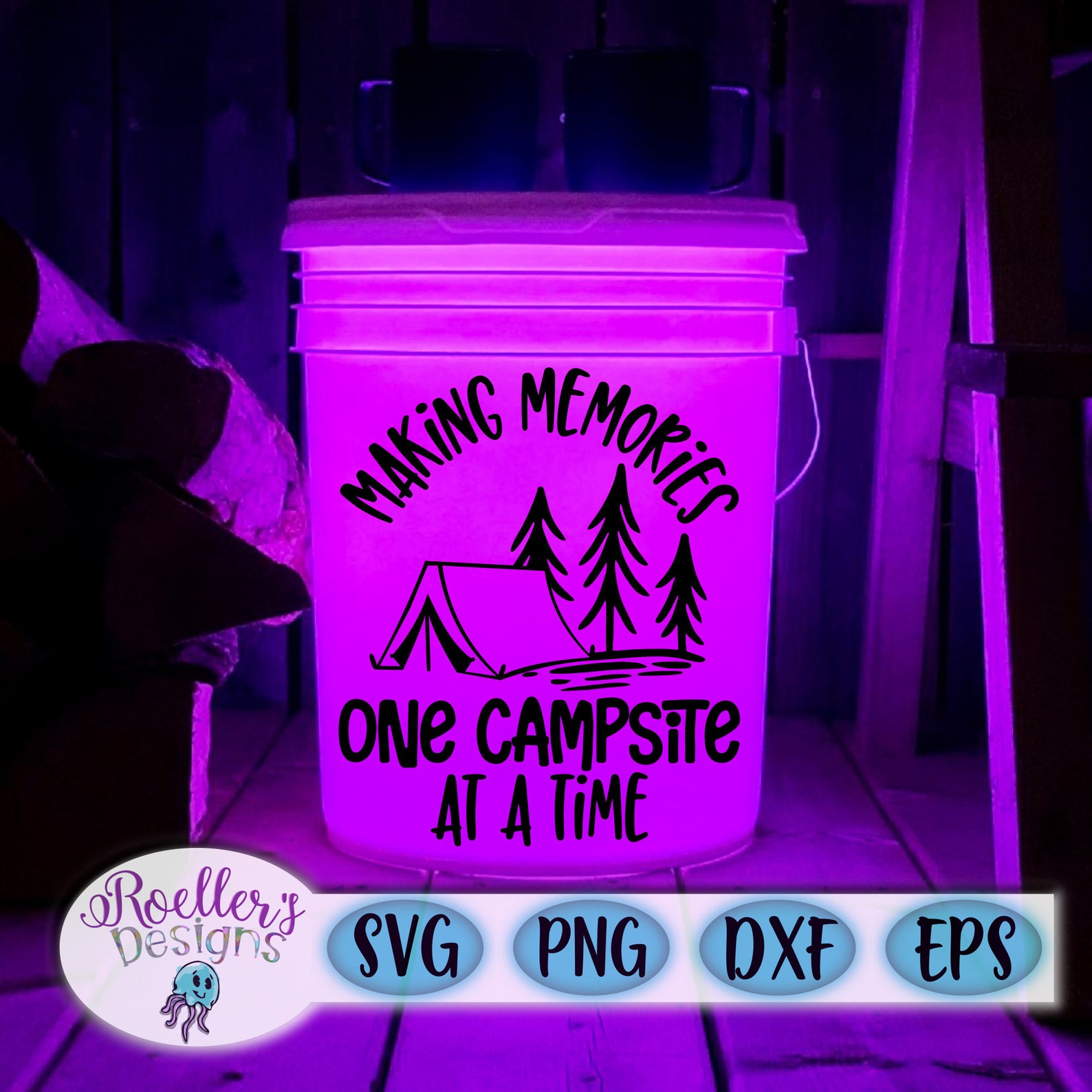 Camping Svg Camping Bucket Svg Making Memories Svg Bucket - Etsy