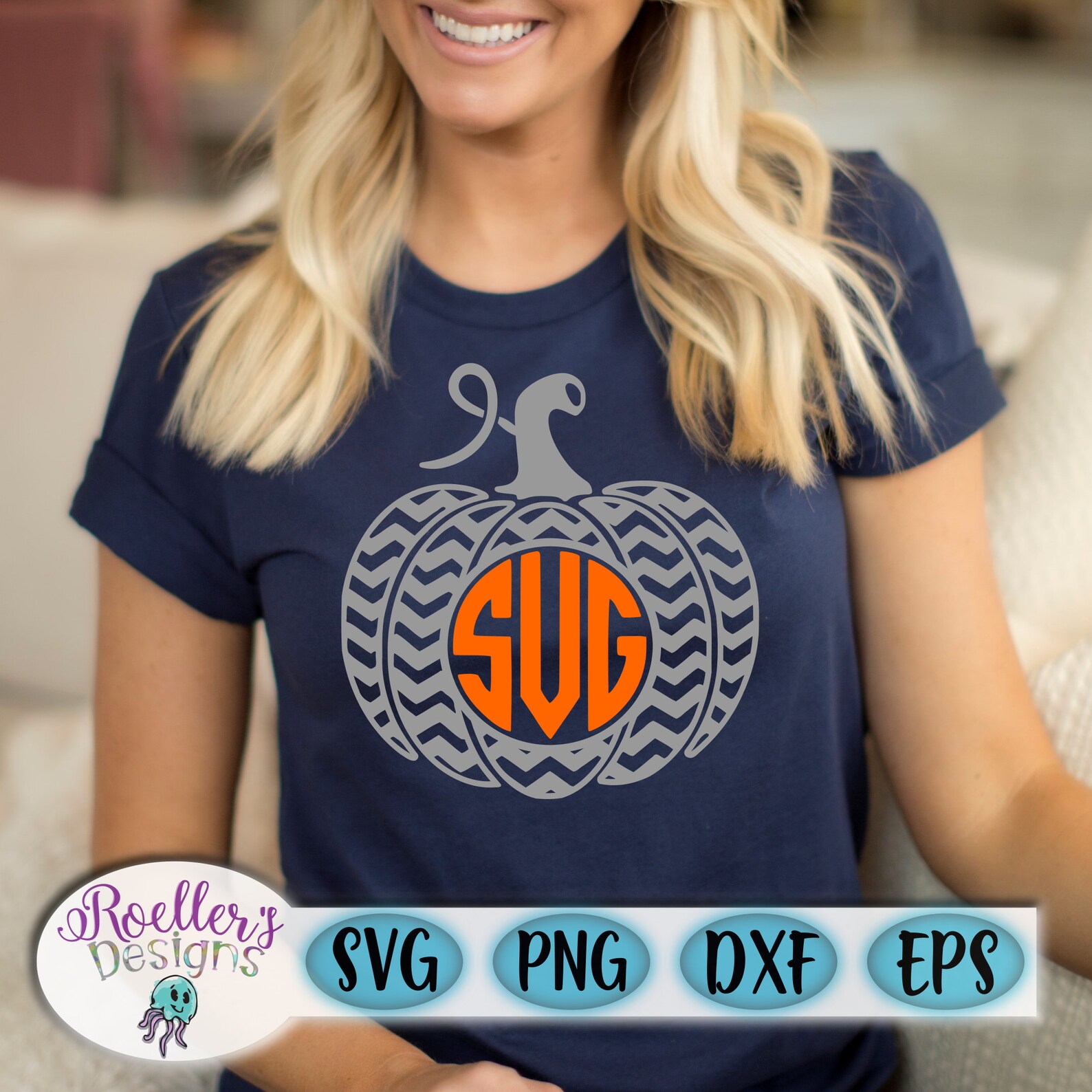 Pumpkin Svg Pumpkin Monogram Svg Halloween Monogram Svg | Etsy