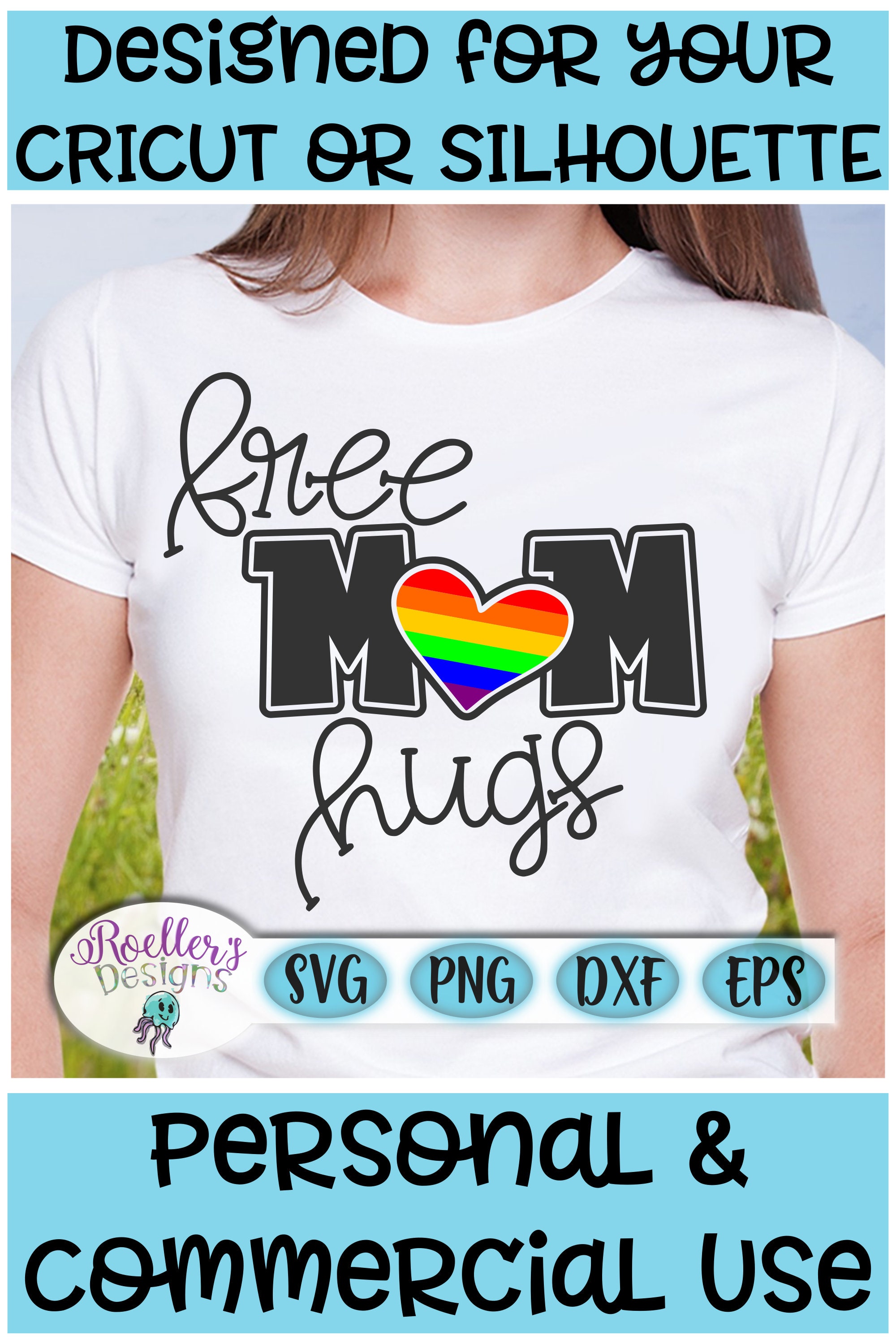 Pride Svg Mom Svg Free Mom Hugs Svg LGBTQ Svg LGBT Hugs | Etsy