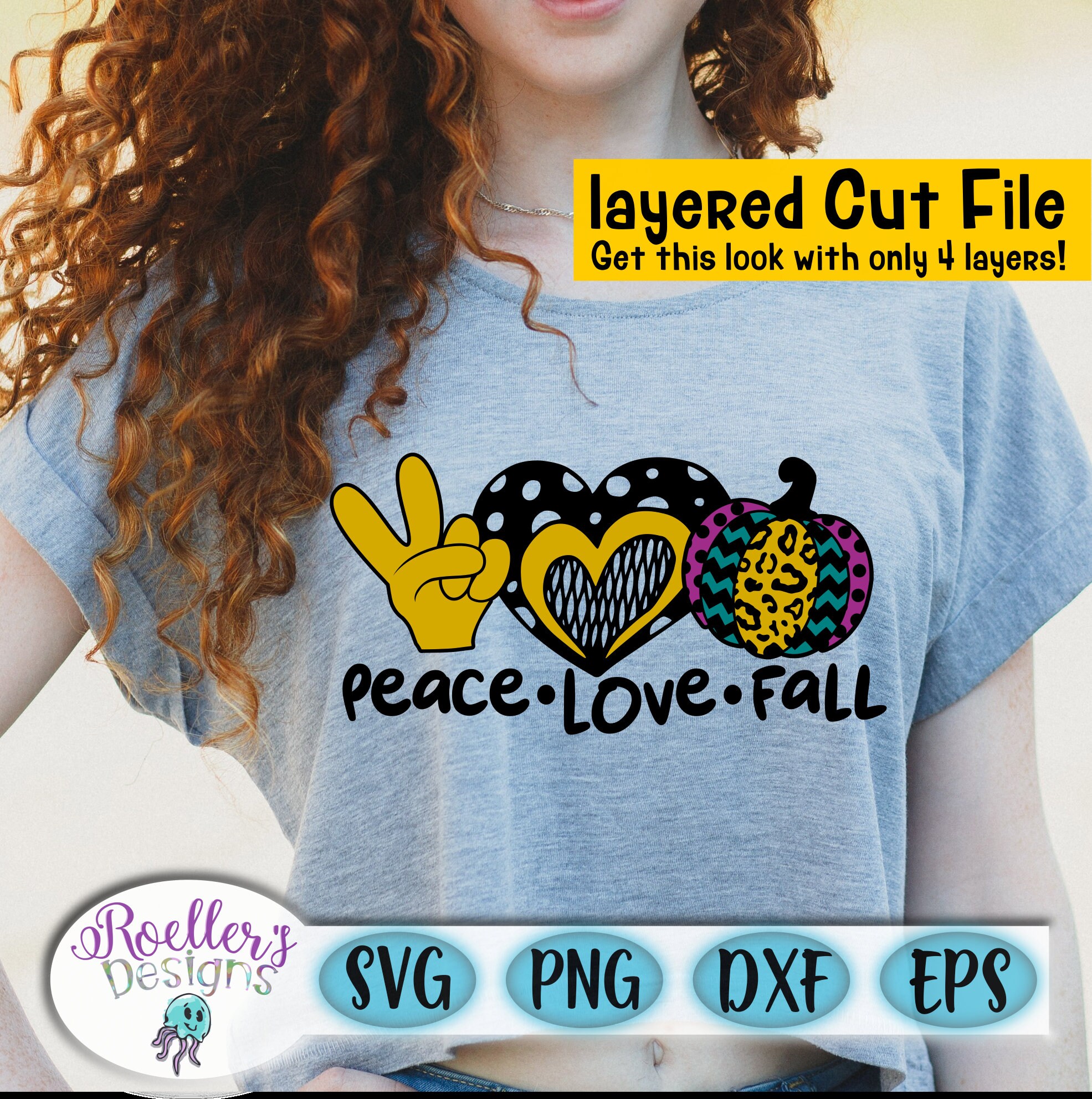 Peace Love Svg Peace Svg Love Svg Fall Svg Autumn Svg | Etsy
