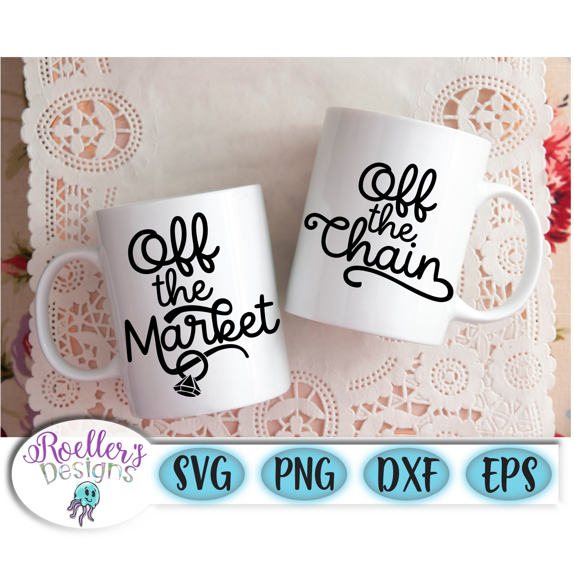Off the Chain off the Market SVG Bride Svg Bridal Party | Etsy
