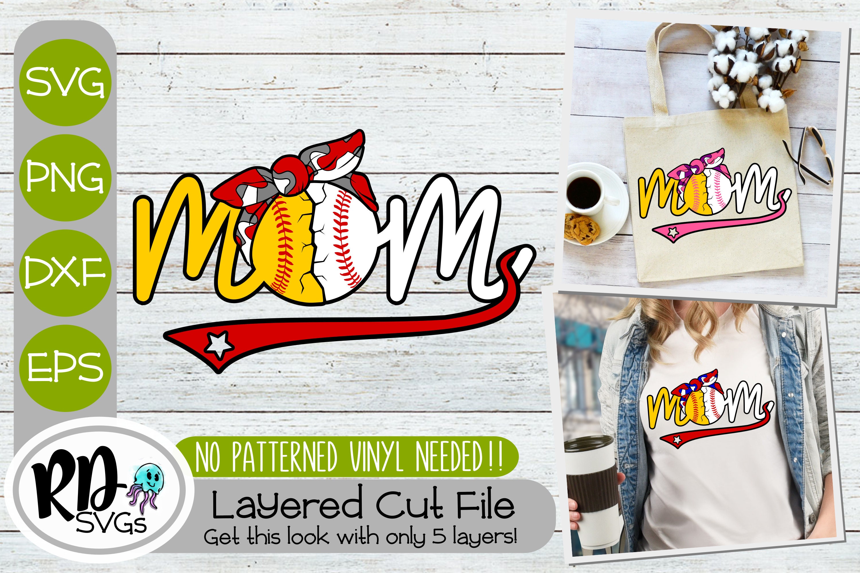Mom Split Svg Baseball Svg Baseball Mom Svg Softball Svg - Etsy
