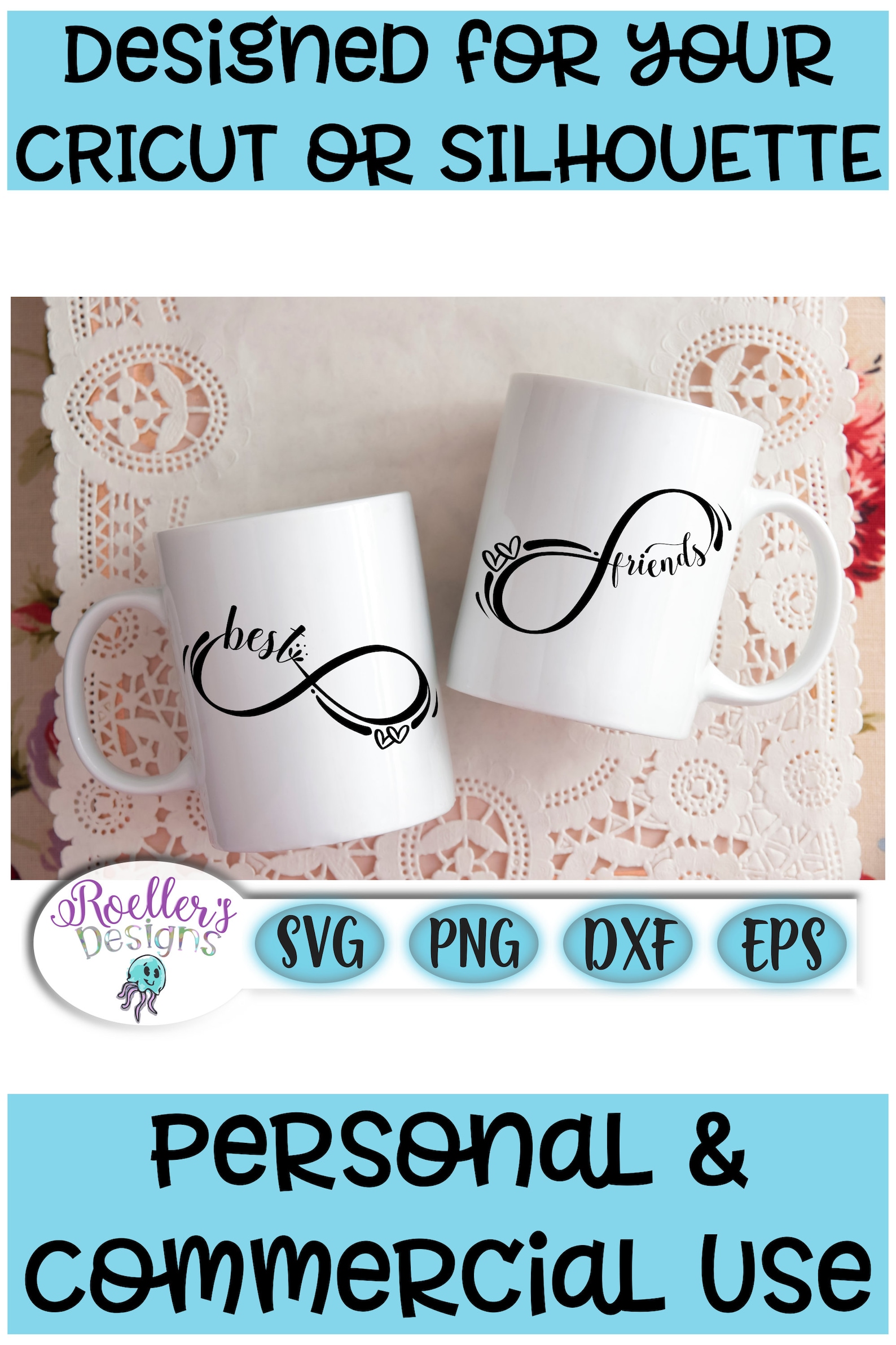 Best Friends Svg Infinity Svg Bestfriend Infinity Svg - Etsy