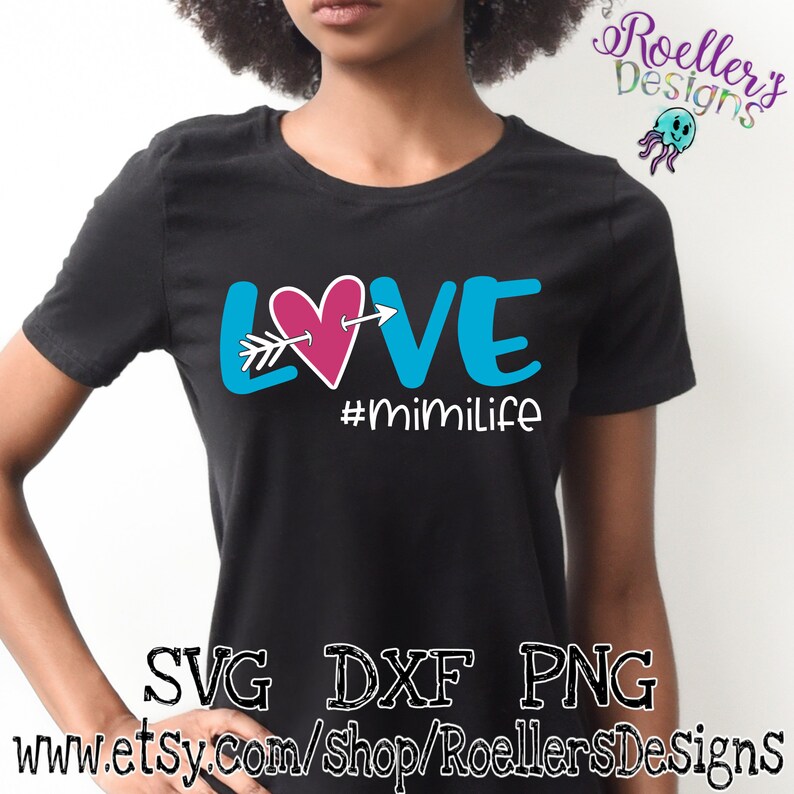 Mimi Life Svg Love Svg Living the Mimi Life Svg Cricut Cut - Etsy