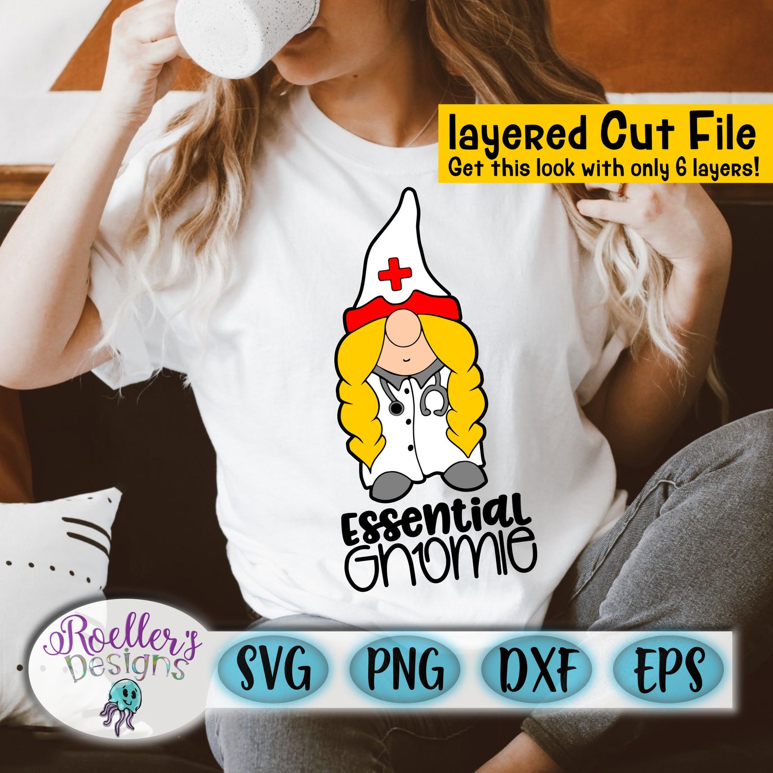 Nurse Svg Essential Svg Gnome Svg Essential Gnomies Svg | Etsy Canada