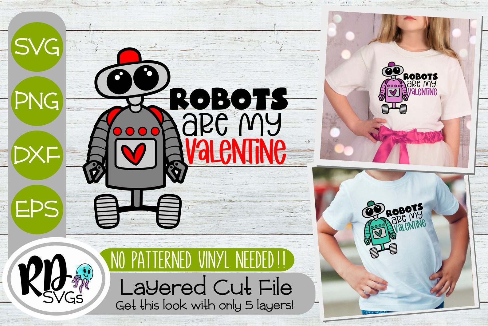 Robots are My Valentine Svg Robot Svg Valentines Svg | Etsy