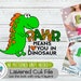 Valentines SVG Dinosaur Svg Rawr SVG Roar Svg Striped Svg - Etsy