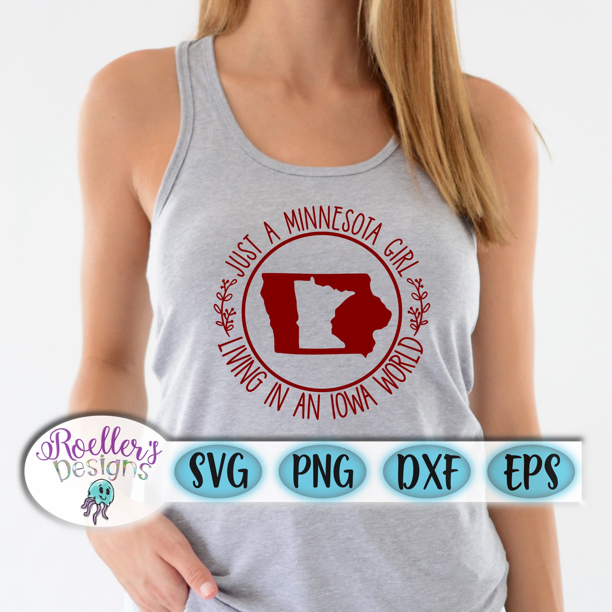 Small Town Girl Svg Minnesota Svg Iowa Svg World Svg Girl | Etsy