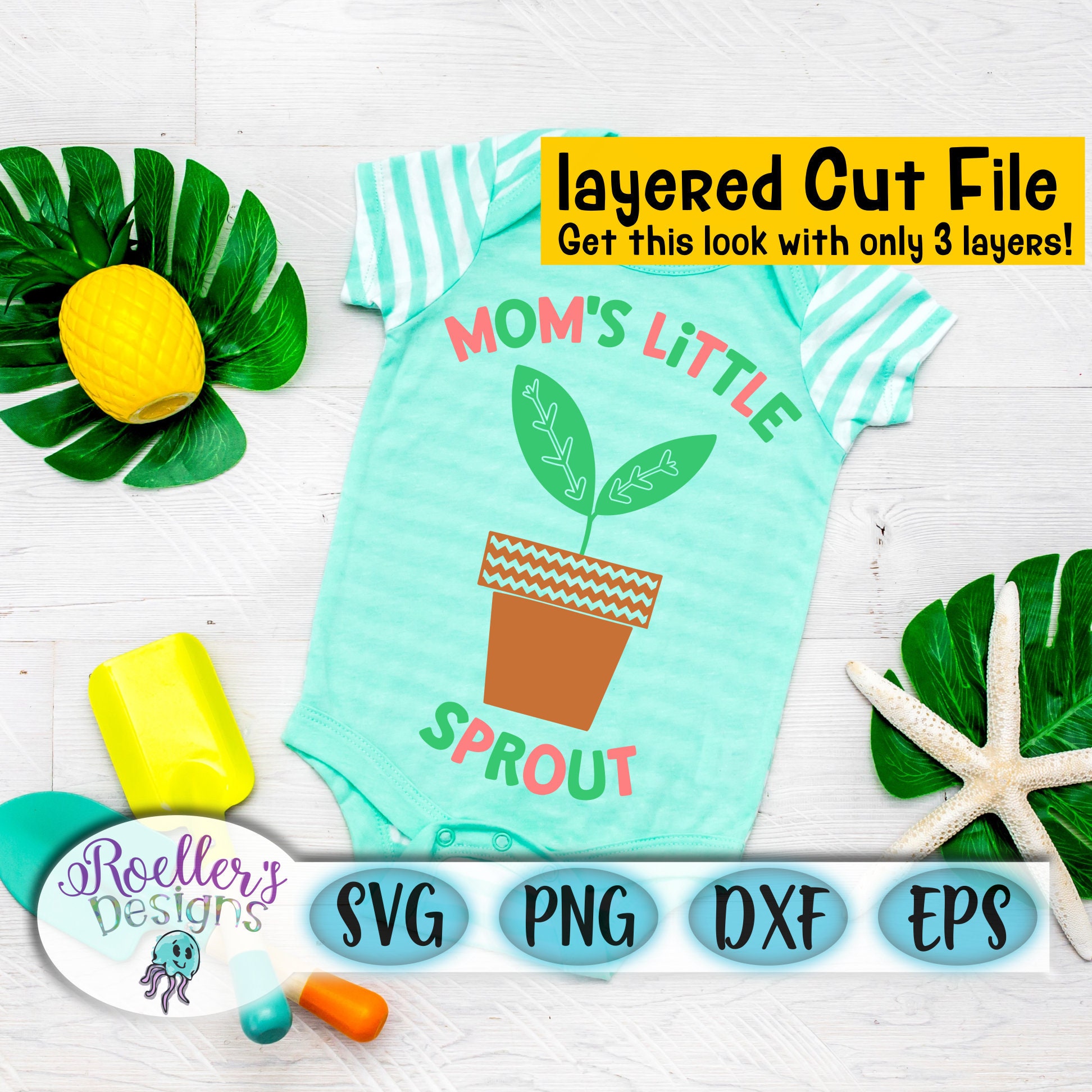 Moms Little Sprout Svg Plant Svg Kid Svg Baby Svg Cricut | Etsy