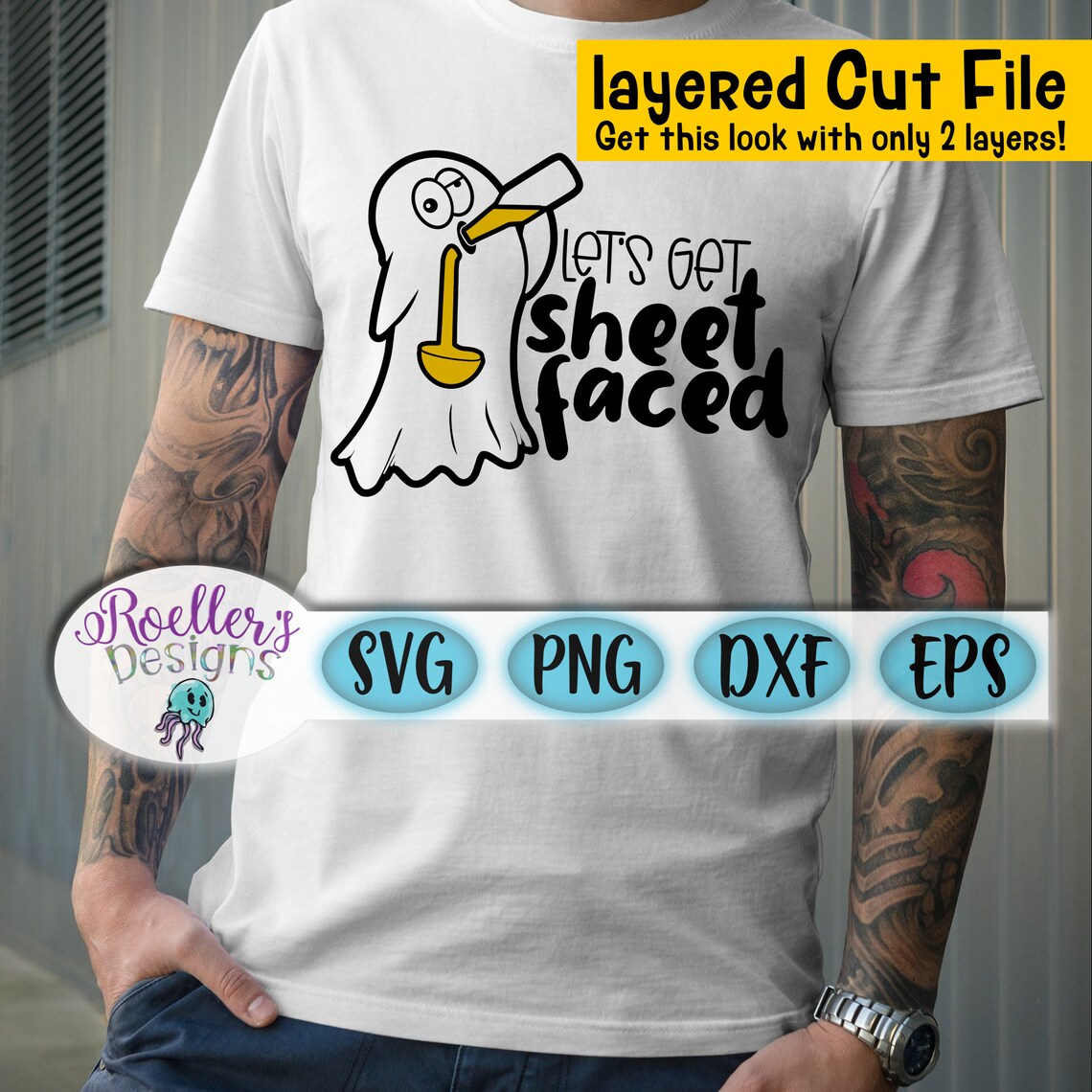 Lets Get Sheet Faced Svg Ghost Svg Drinking Ghost Svg Mens - Etsy