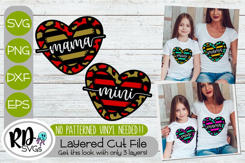 Mama Svg Mini Svg Matching Svg Mama Mini Svg Mom Shirt - Etsy