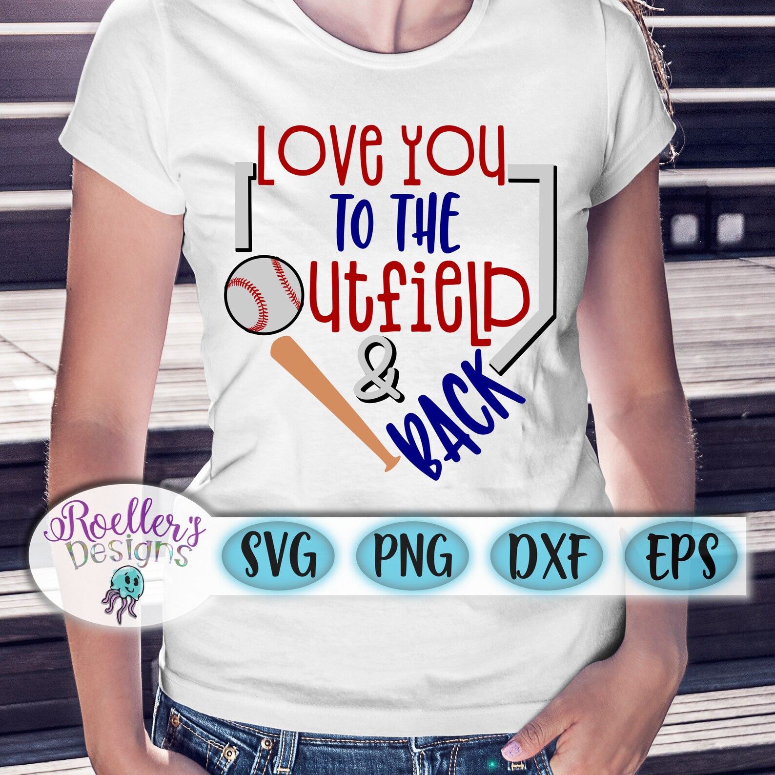 Baseball Svg Love You to the Outfield Svg Baseball Mom Svg - Etsy