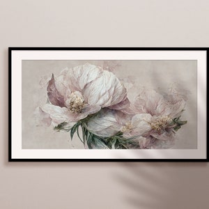 Samsung Frame TV | Vintage Flower Art | Still Life | Botanical Painting ...