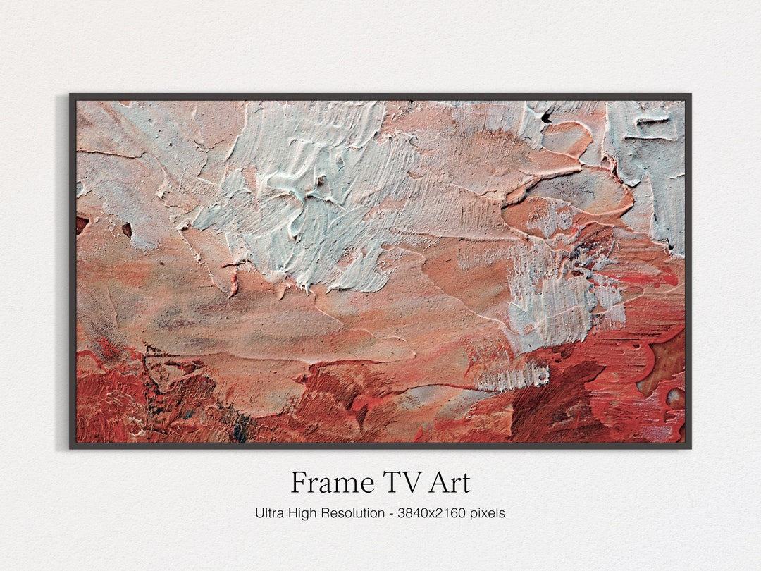 Samsung Frame TV Art | Abstract | Art for Frame TV | Oil Painting - Etsy