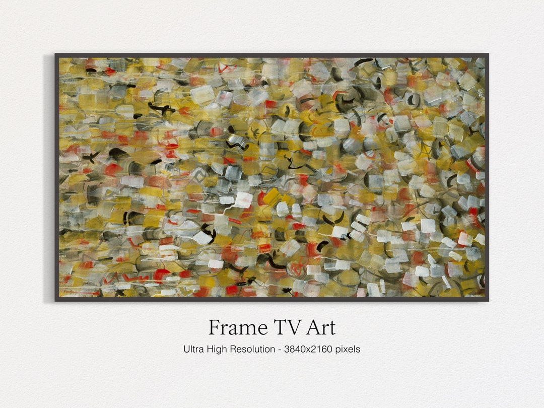Samsung Frame TV Art | Abstract | Art for Frame TV | Oil Painting - Etsy