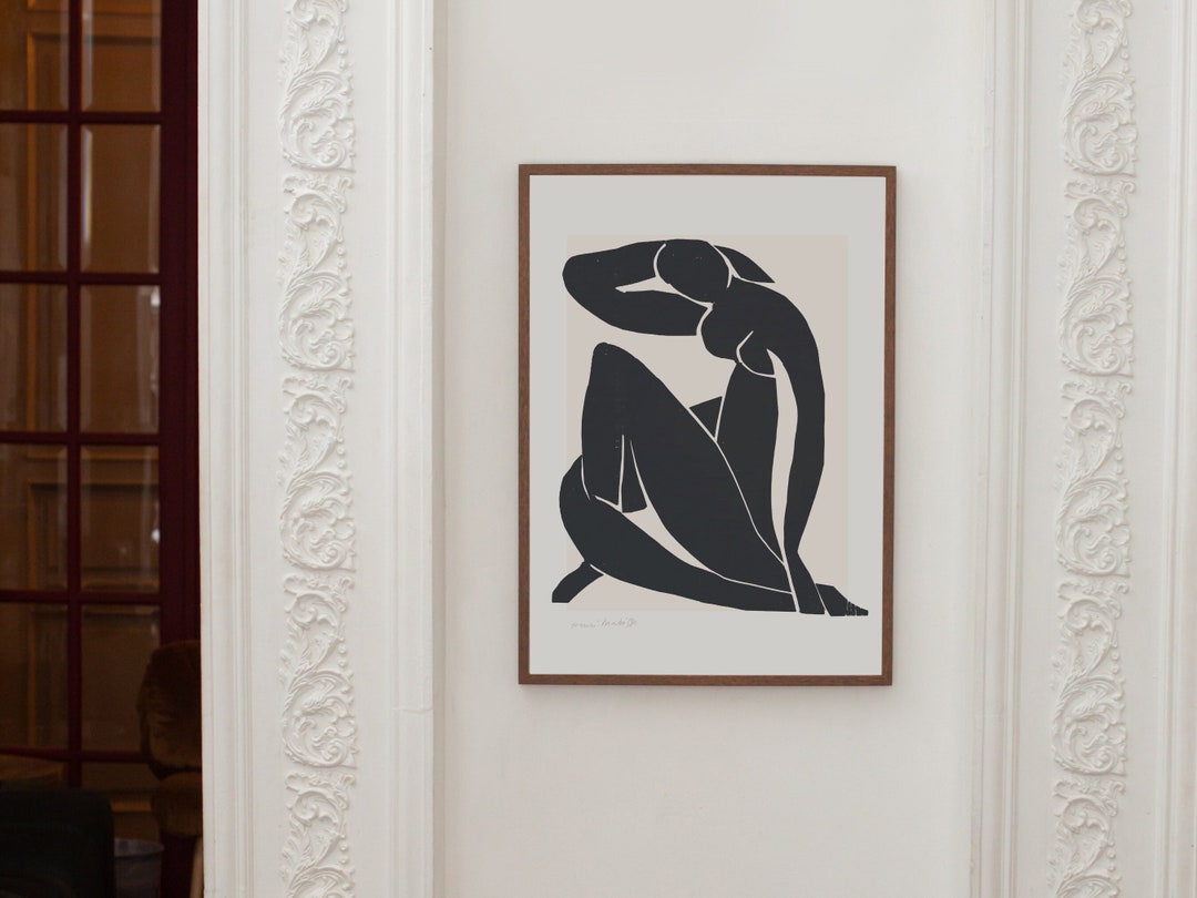 Printable | Woman Figure Artwork | Black & White | Digital Download - Etsy