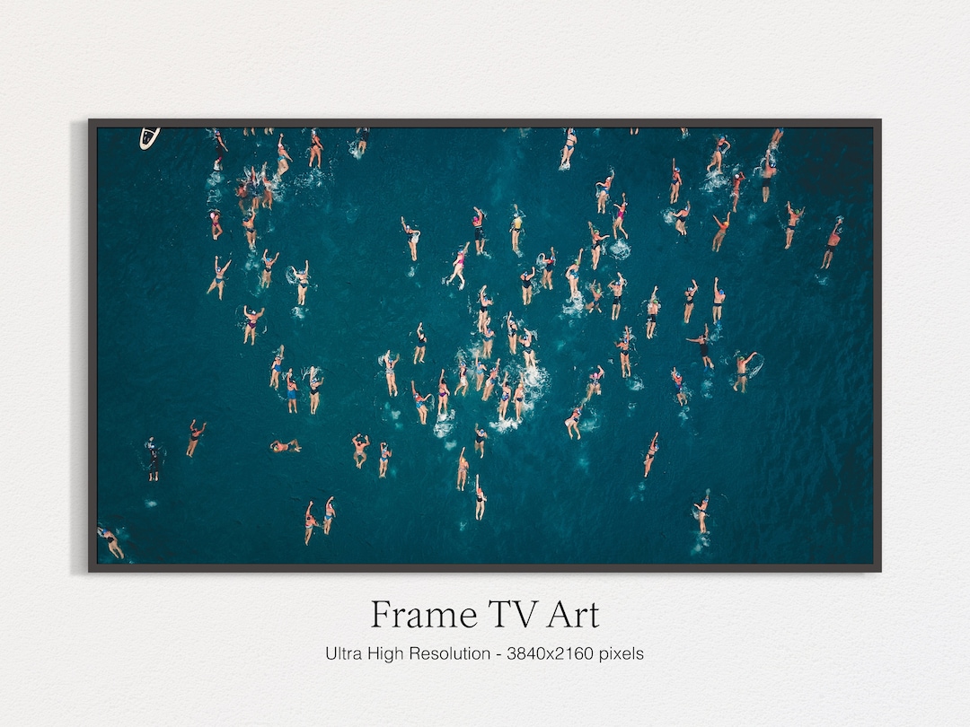 Samsung Frame TV Art, Bondi Beach Swimmers, Digital Art for Tv, Instant ...