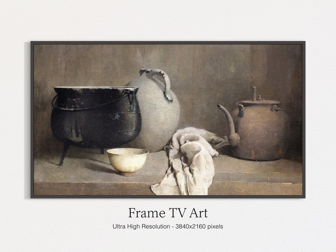Samsung Frame Tv Art | Still Life TV Frame | Oil Painting | Digital ...