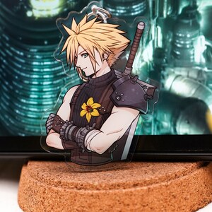 Final Fantasy VII : Cloud, Sephiroth & Zack Acrylic Charm Keychain ...