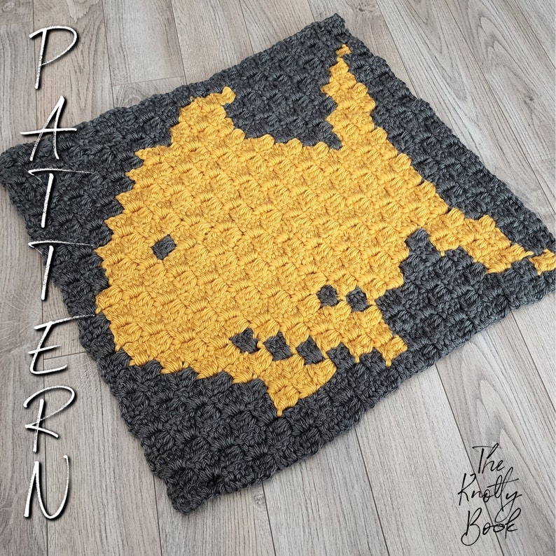 Crochet C2C Blanket Pattern Cat Mat Pattern Pack PDF - Etsy