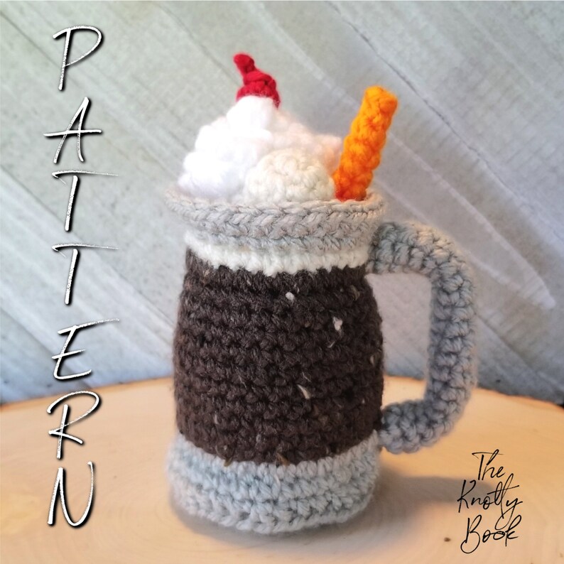 Crochet Amigurumi Pattern Root Beer Float PDF Instant - Etsy