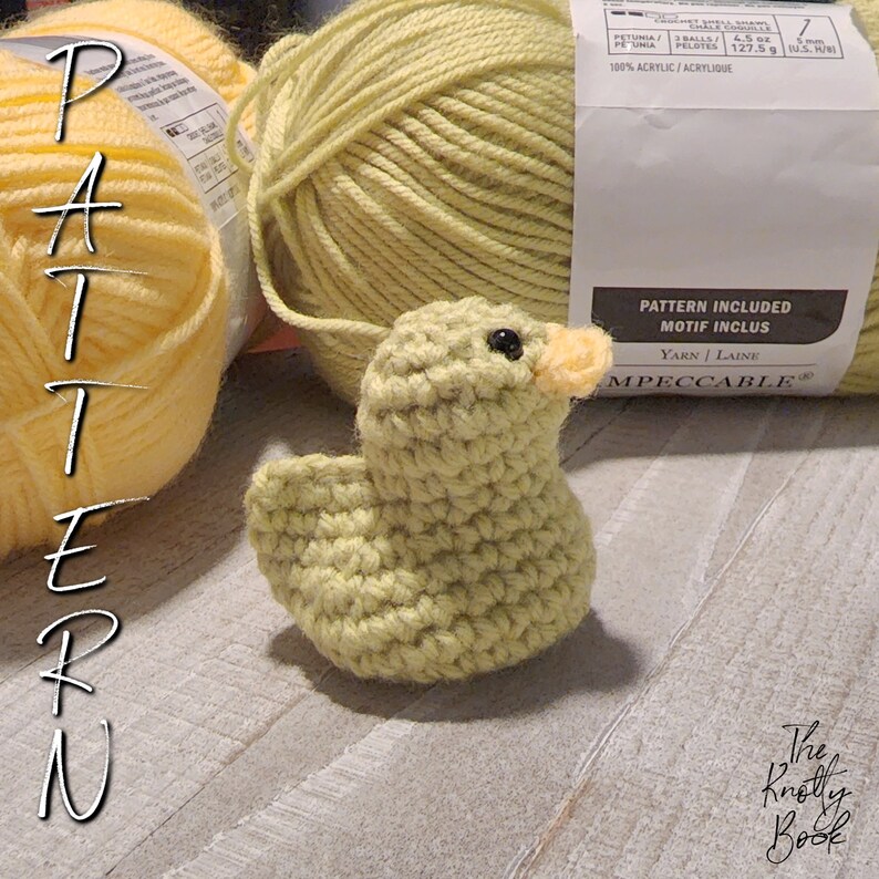Crochet Amigurumi Pattern Lil Jeepin' Duckie PDF - Etsy