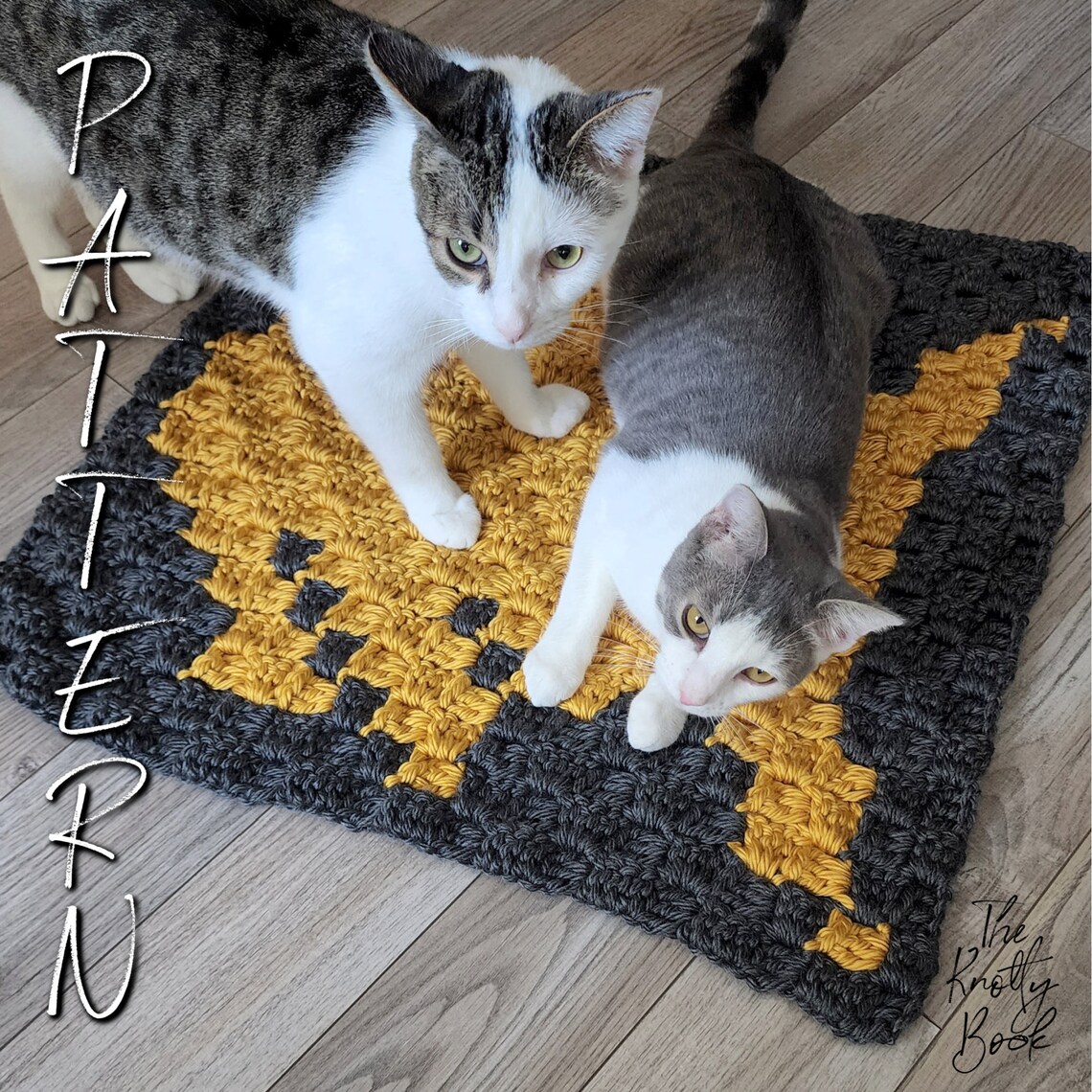 Crochet C2C Blanket Pattern Cat Mat Pattern Pack PDF - Etsy