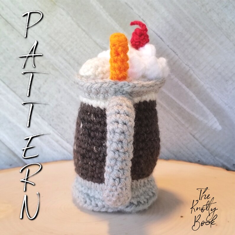 Crochet Amigurumi Pattern Root Beer Float PDF Instant - Etsy