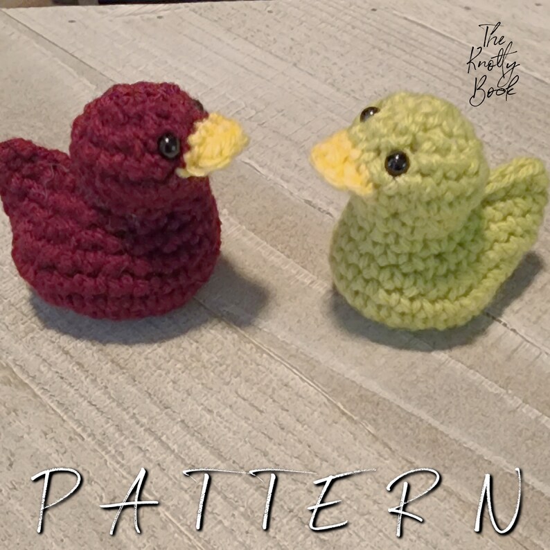 Crochet Amigurumi Pattern Lil Jeepin' Duckie PDF - Etsy