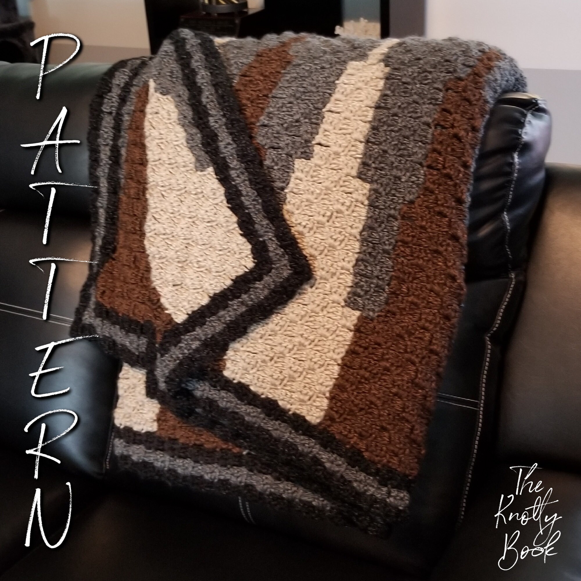 Crochet C2C Blanket Pattern | Backgammon Blanket | PDF Instant Download ...
