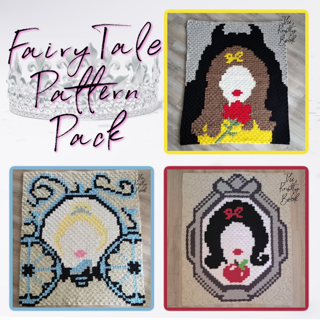 Crochet C2C Blanket Pattern | Princess Lapghans Pattern Pack | PDF ...