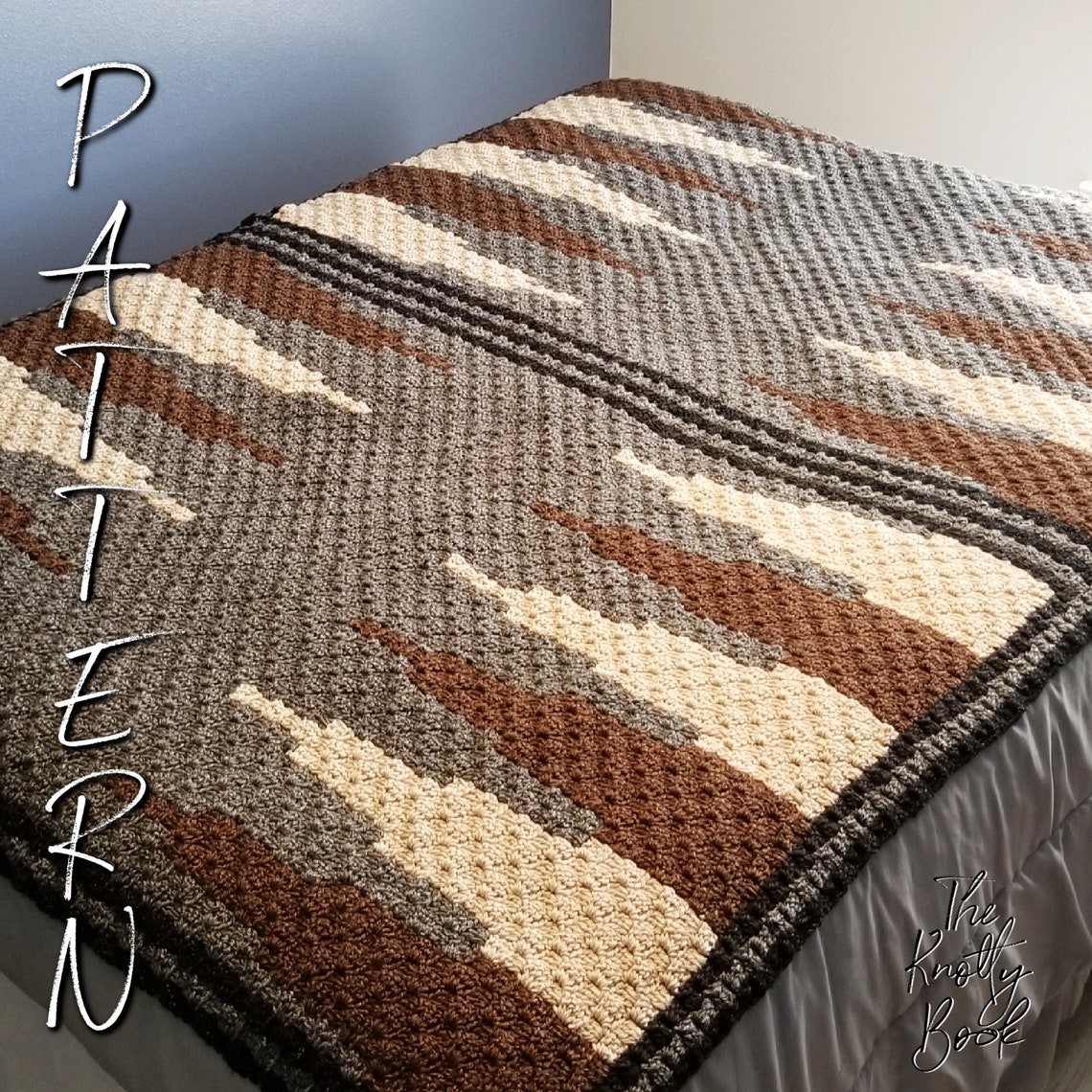 Crochet C2C Blanket Pattern | Backgammon Blanket | PDF Instant Download ...