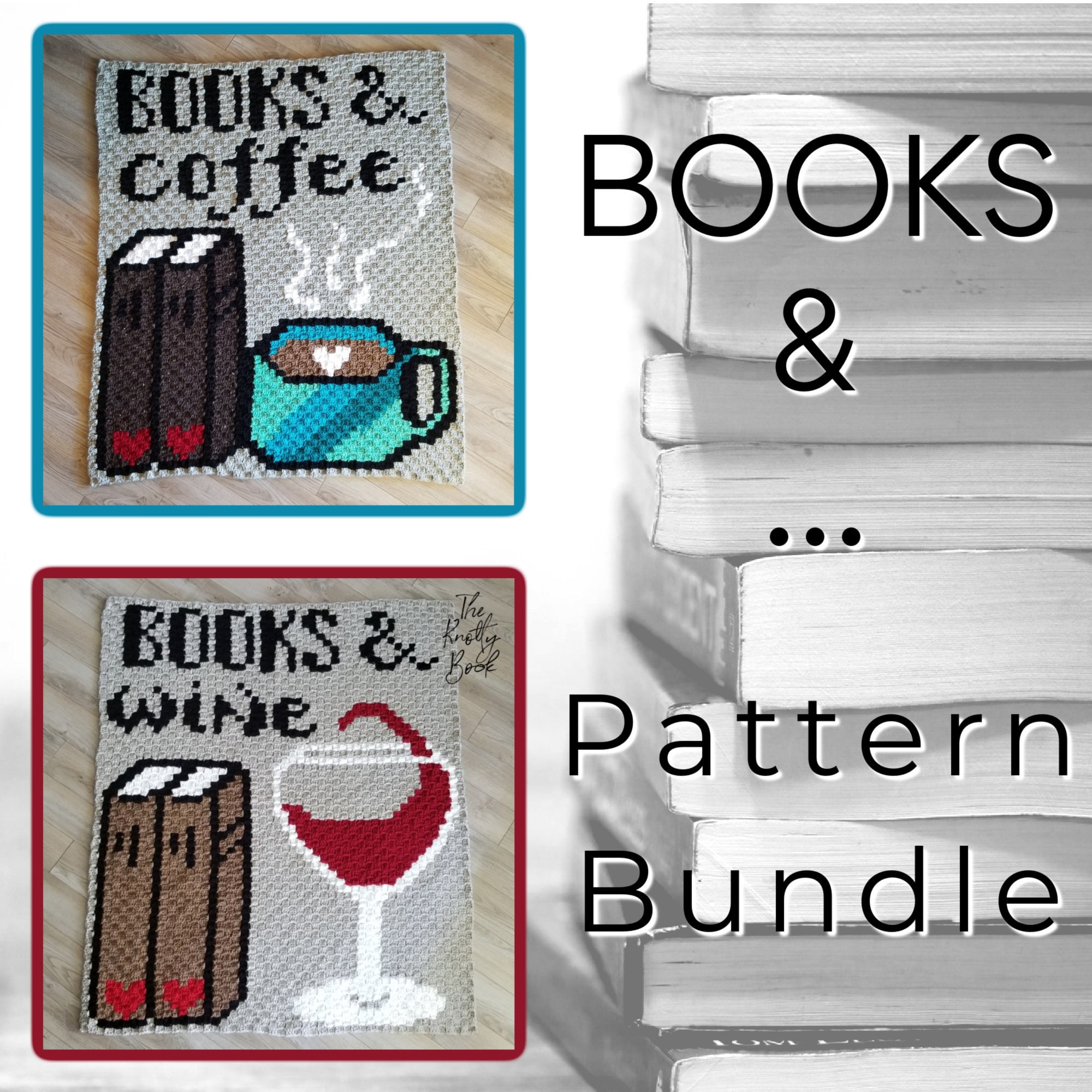 Crochet C2C Blanket Pattern BOOKS & Lapghan Patterns Bundle | Etsy