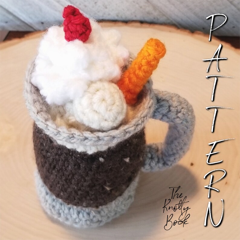Crochet Amigurumi Pattern Root Beer Float PDF Instant - Etsy