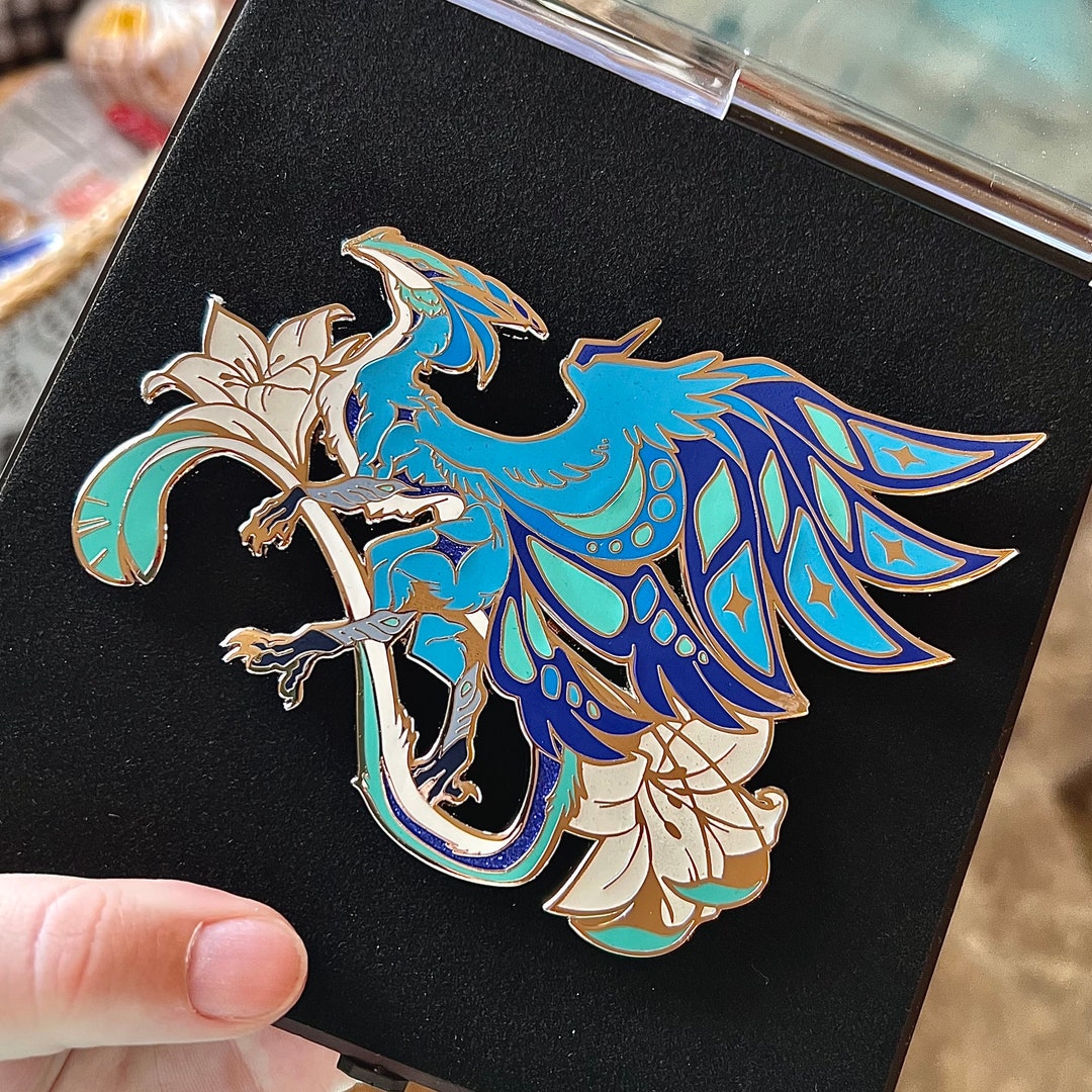 Dvalin / Stormterror Enamel Pin | Genshin Impact - Etsy
