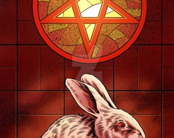 Bunny Rabbit: Print of Original Watercolor Painting - Etsy