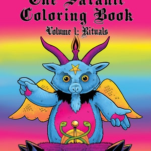 The Satanic Coloring Book - Volume 1: Physical Copy - Etsy
