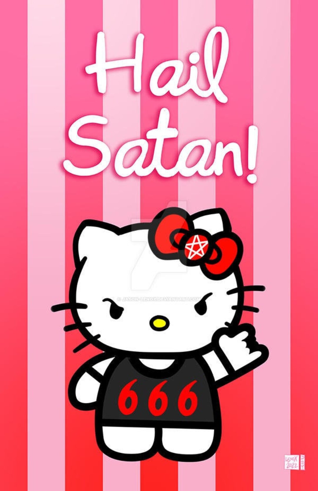 Devil Hello Kitty Face