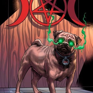 Satanic Pug Print - Etsy