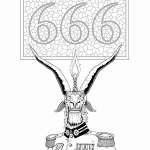 The Satanic Coloring Book - Volume 1: Physical Copy - Etsy
