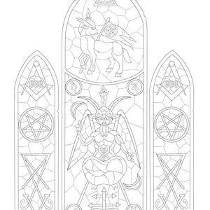 The Satanic Coloring Book - Volume 1: Physical Copy - Etsy
