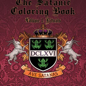 The Satanic Coloring Book - Volume 1: Physical Copy - Etsy