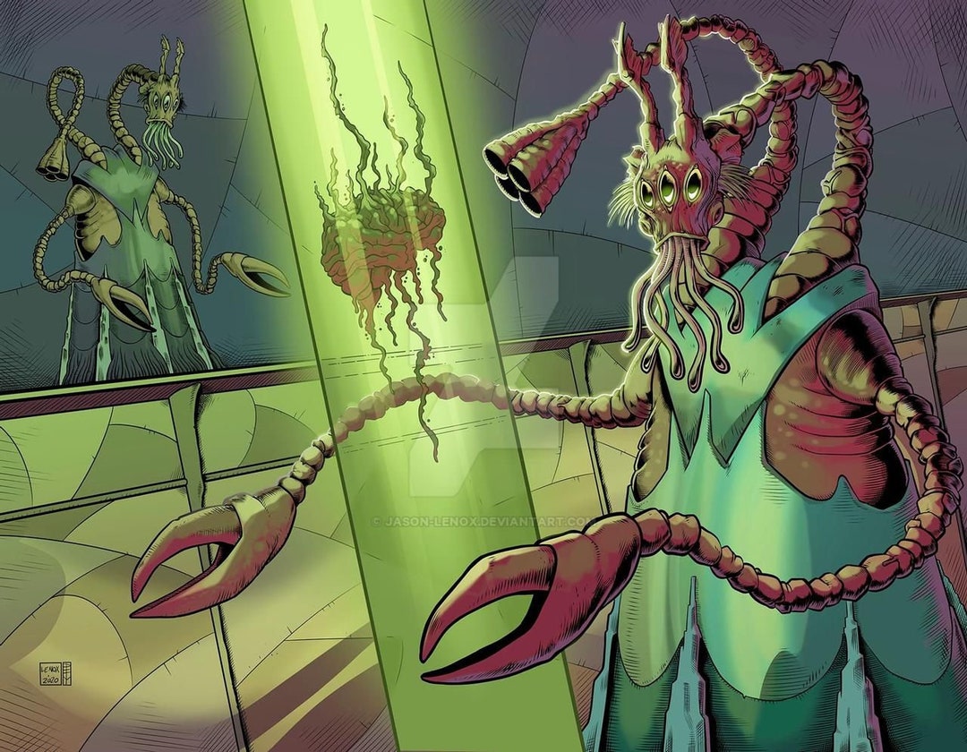 H.P. Lovecraft - Great Race of Yith Poster - Etsy