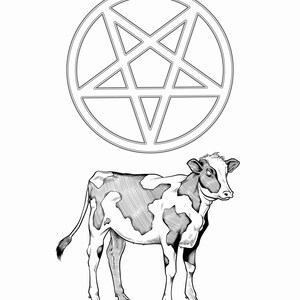 The Satanic Coloring Book - Volume 2: Animals PDF - Etsy